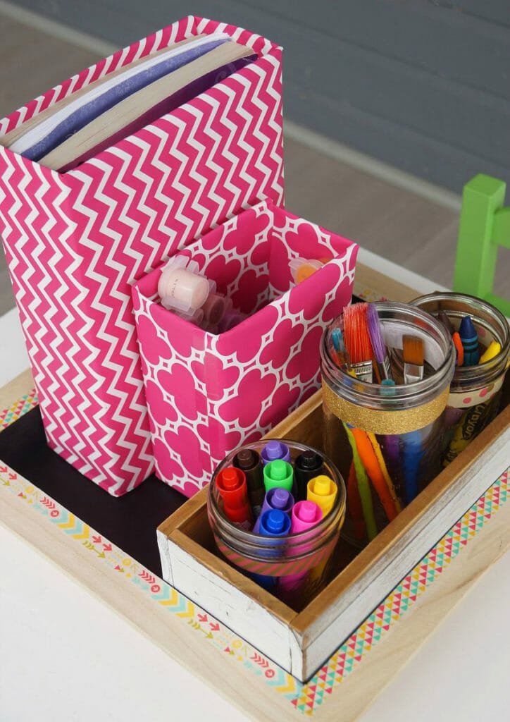 DIY School Supplies and Craft Organizer Step-by-Step Guide