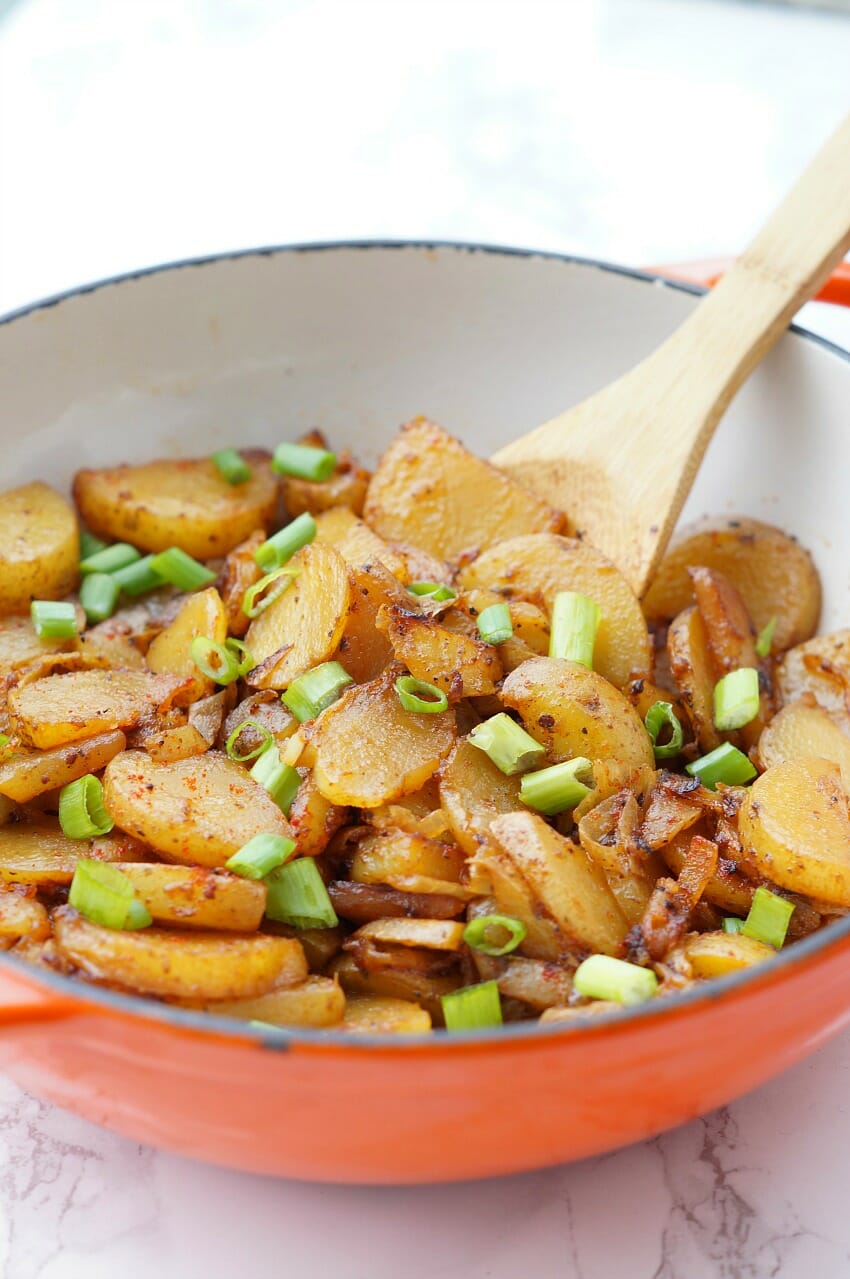 The Best and Easiest Skillet Fried Potatoes
