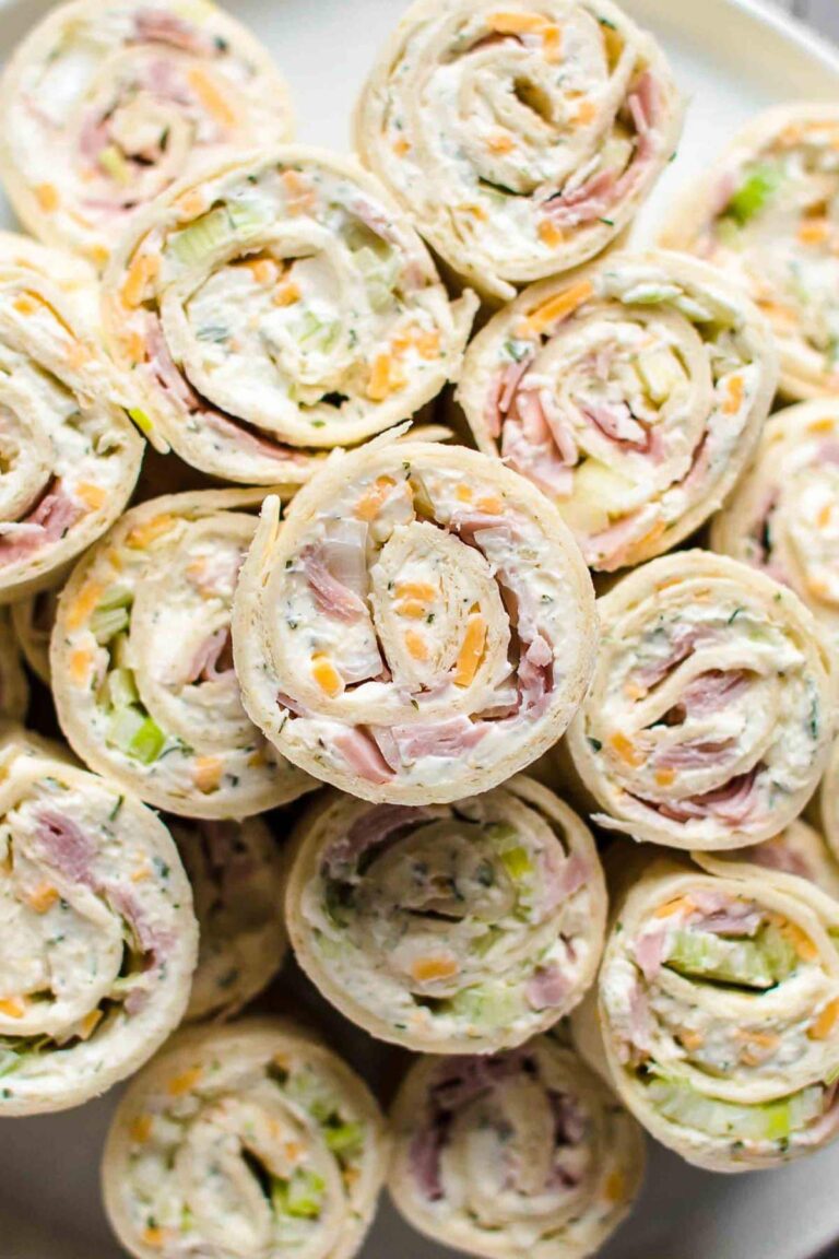 Pinwheel Appetizers for Superbowl: Game Day Treats